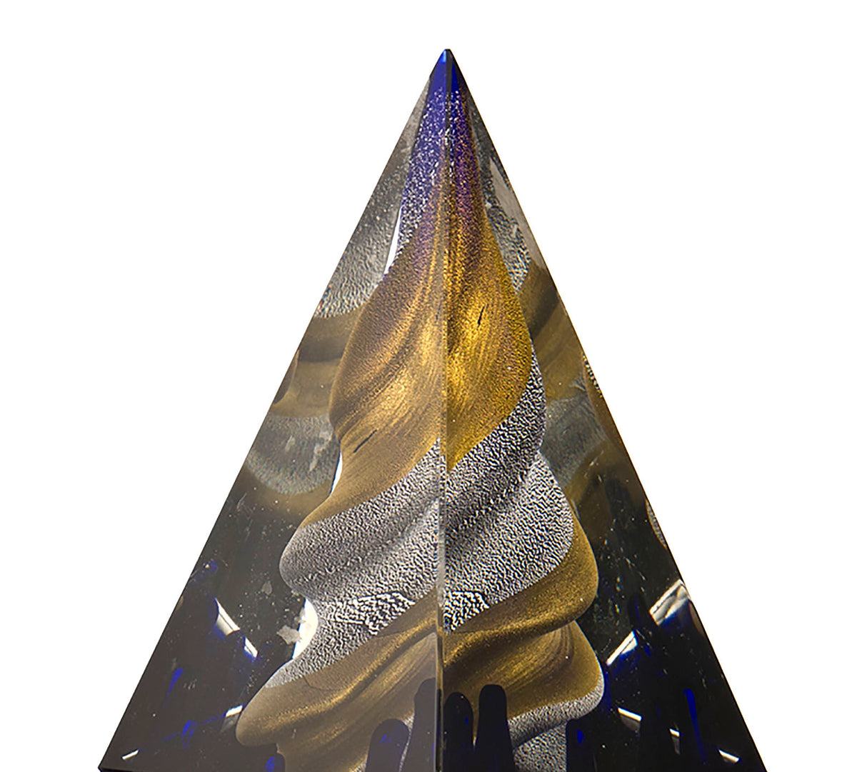 PYRAMID Murano Glass Sculpture – boxofcolours